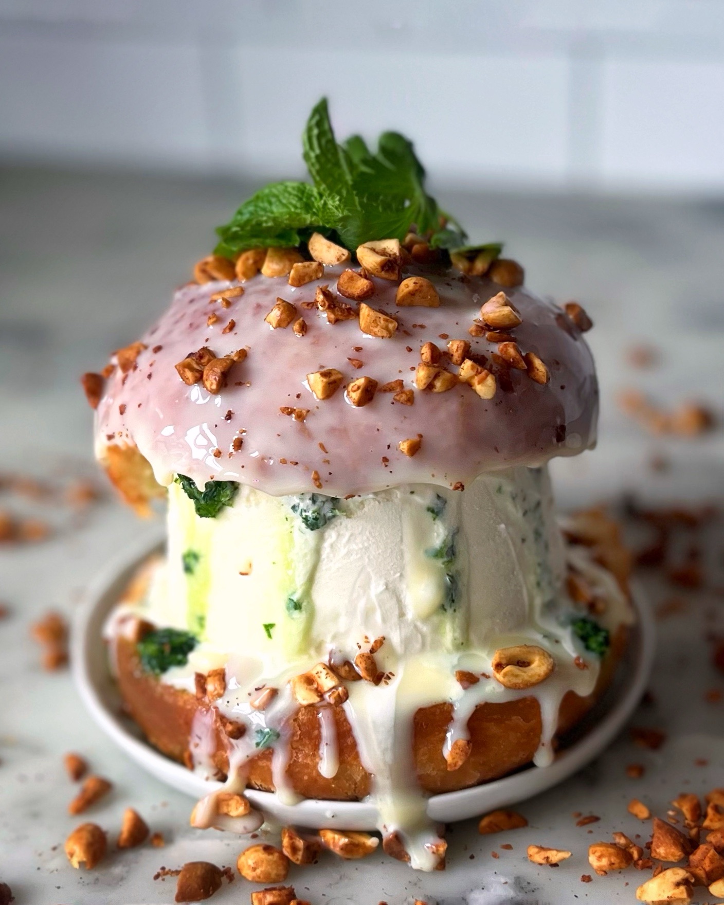 Win Son's Fried Milk Dough Sundaes with Peanuts and Cilantro-Mint Sauce ...